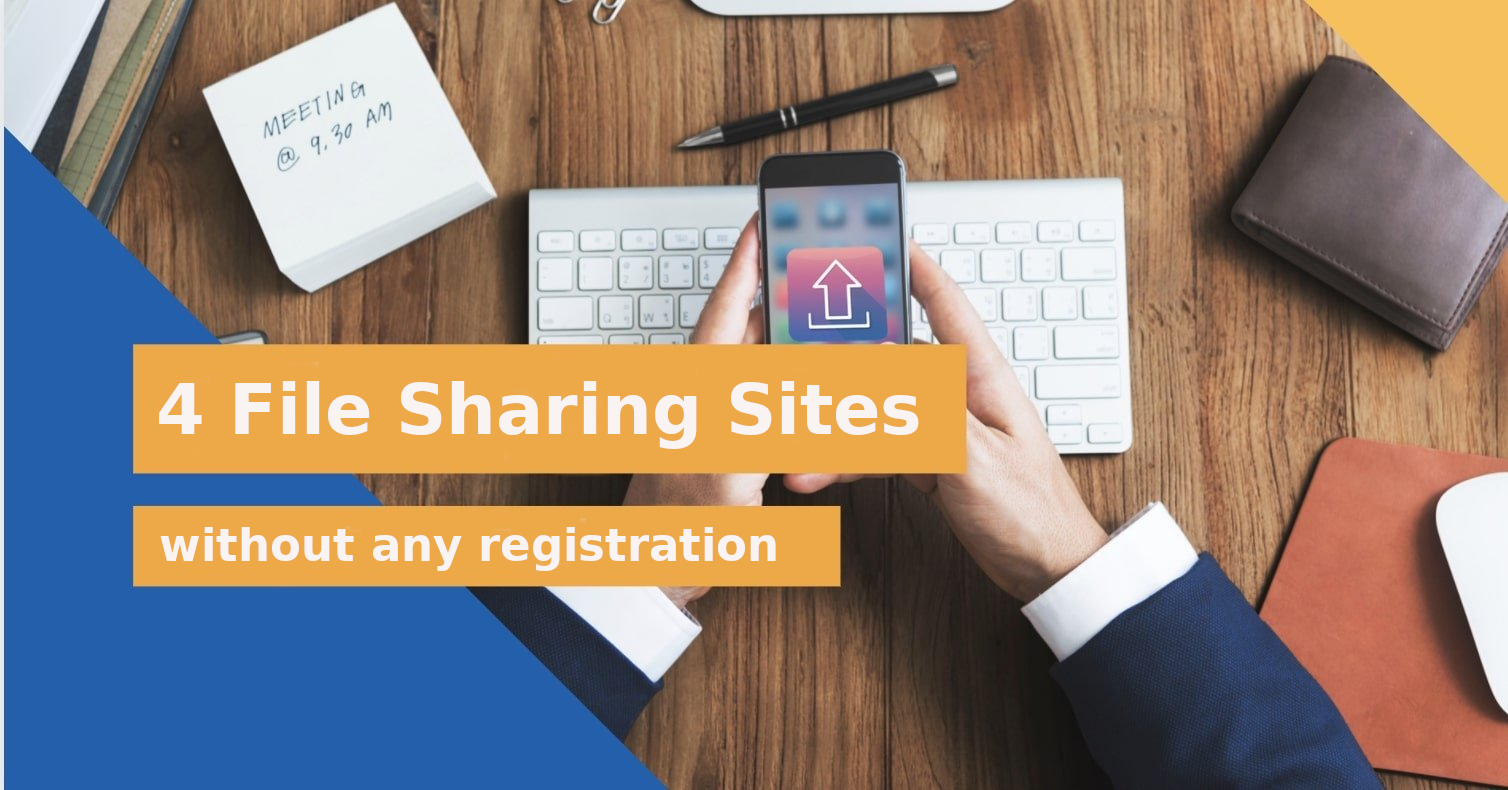 4 File Sharing Sites - No Registration Required - VPS HiSpeed